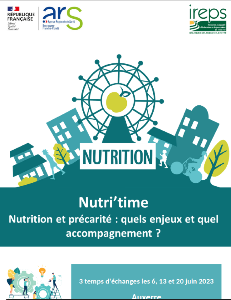 Nutri'time "Nutrition et précarité : quels enjeux et quel accompagnement ?" | Pass santé pro